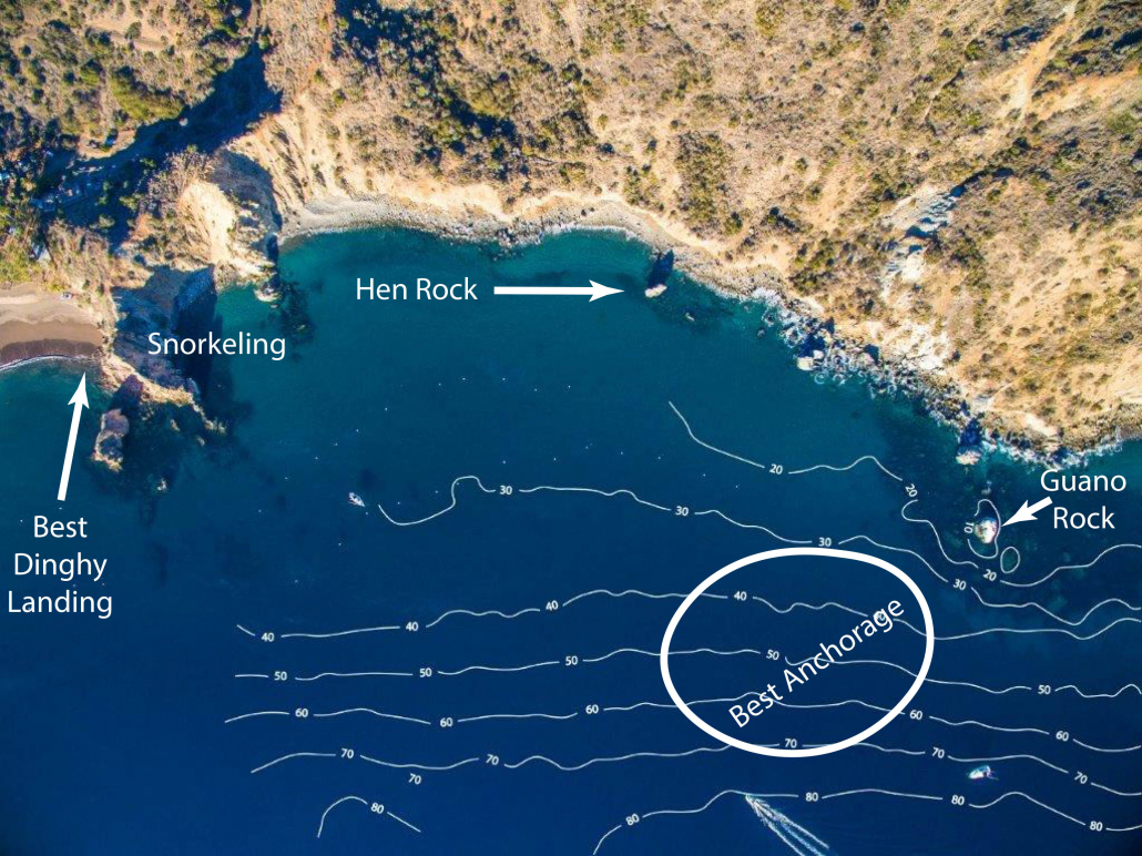 Best Catalina Coves - Hen Rock | Santana Sailing School